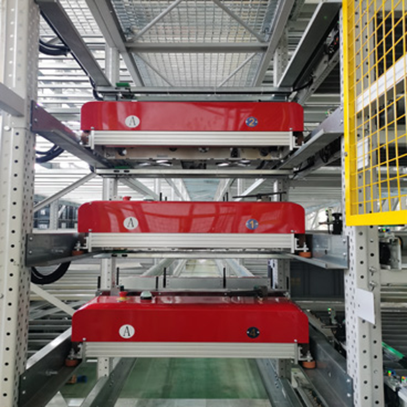 Large Space Storage Radio Shuttle Roller Q355B Steel Beam Pallet Rack ...