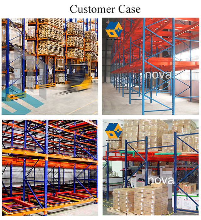 Warehouse Lifo Steel Heavy Duty Push Back Pallet Racking from China ...