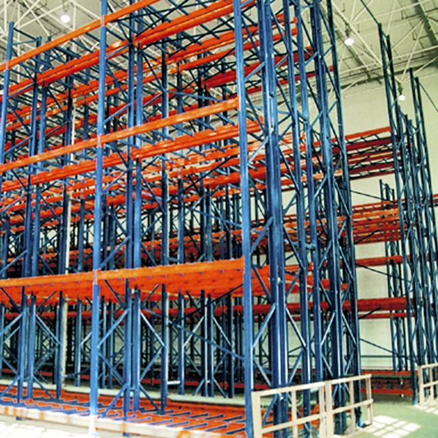 Double Deep Cross Beam Selective Pallet Rack Uprights from China ...